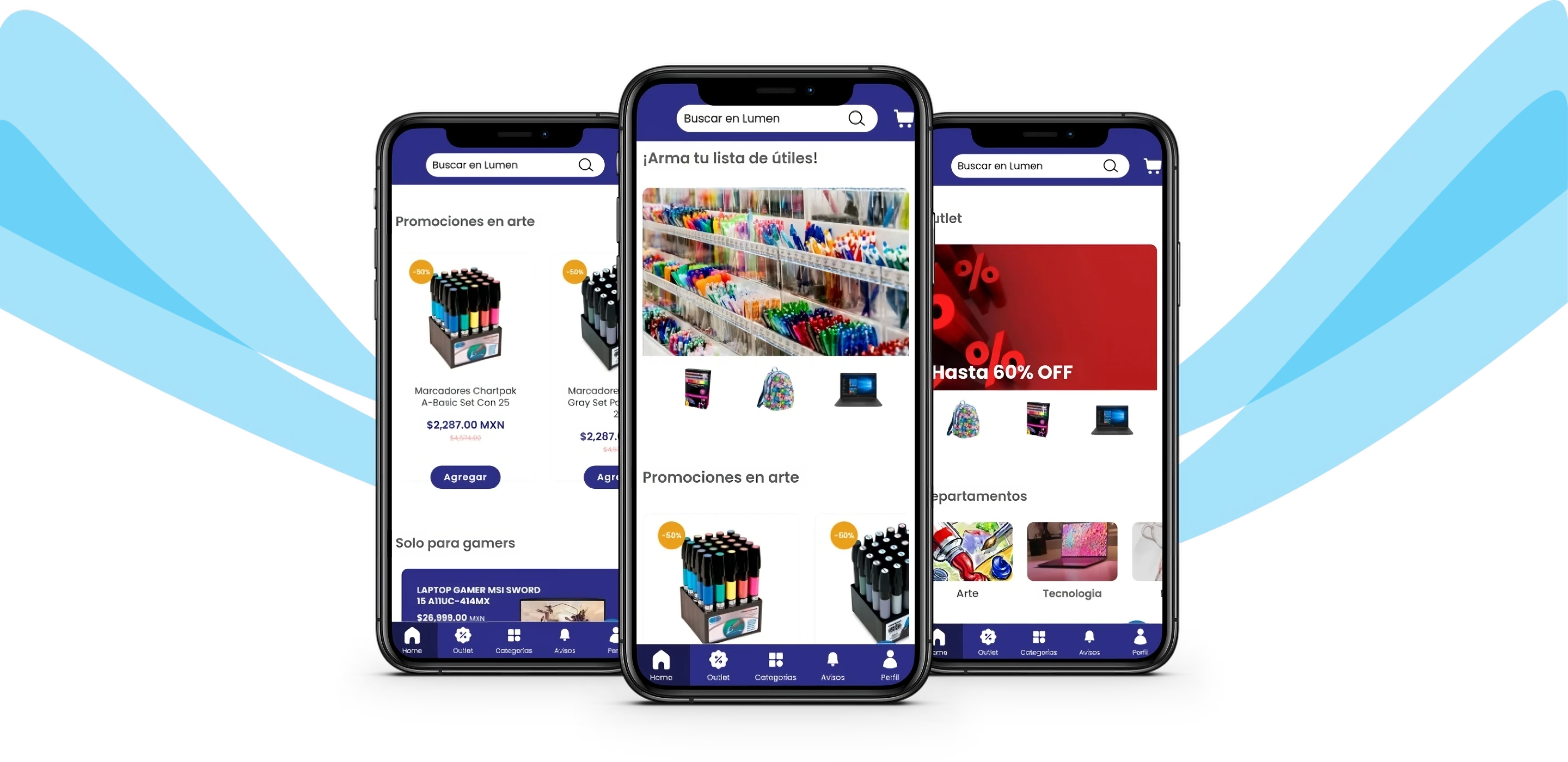 App Lumen | Papelería Lumen
