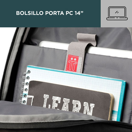 BACKPACK TOTTO RIBBONY NEGRO