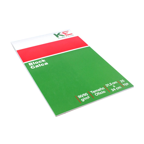 Block De Hojas Calca Ke 90/95 Tamaño Oficio Con 25 Hojas | Lumen