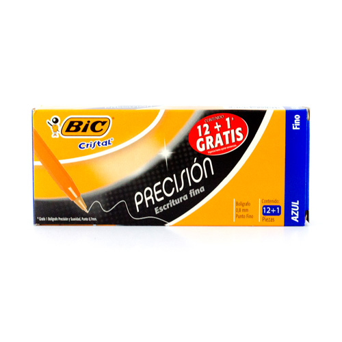 BOLÍGRAFOS BIC CRISTAL F-290 PUNTA FINA | Bic | Escolar | Lápices y ...