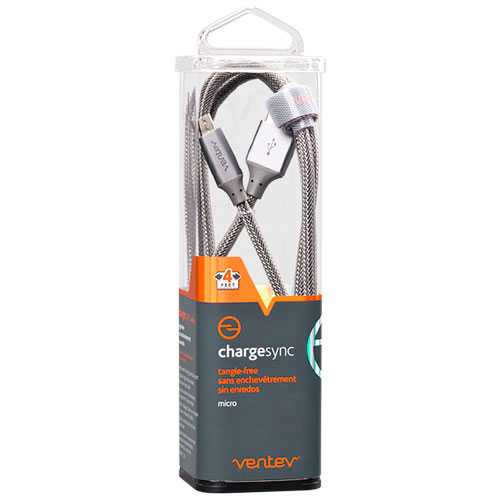 Cable Acero Usb A Micro Usb Ventev Gris | Lumen