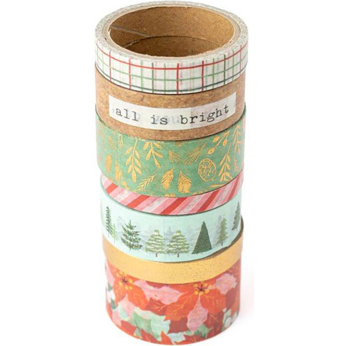 Cinta para decorar American Crafts Mitones 7 piezas | Papelería Lumen