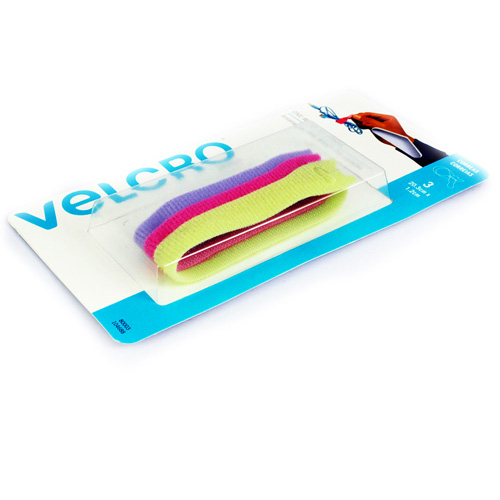 Cintas velcro 80003N Brights blíster con 3 piezas | Papelería Lumen