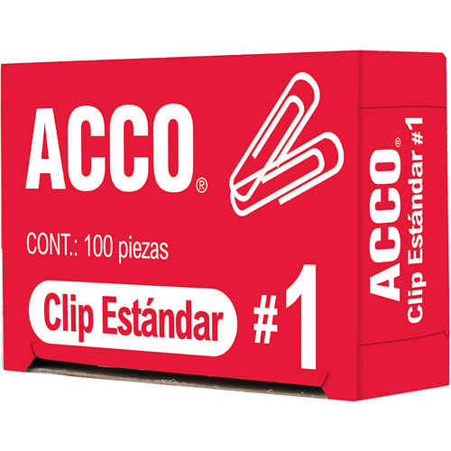 CLIPS STANDARD | Acco | Oficina | Clips, broches, chinchetas y ligas ...