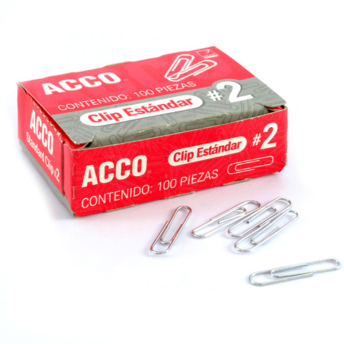 CLIPS STANDARD | Acco | Oficina | Clips, broches, chinchetas y ligas ...