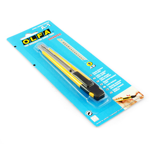 CUCHILLA OLFA A-1 AMBIDIESTRA | Olfa | Arte y diseño | Instrumentos de corte | lumen.com.mx
