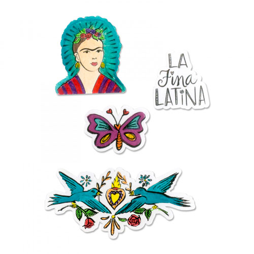 DADO SIZZIX 663141 FINA LATINA CON SELLOS | Sizzix | Manualidades ...