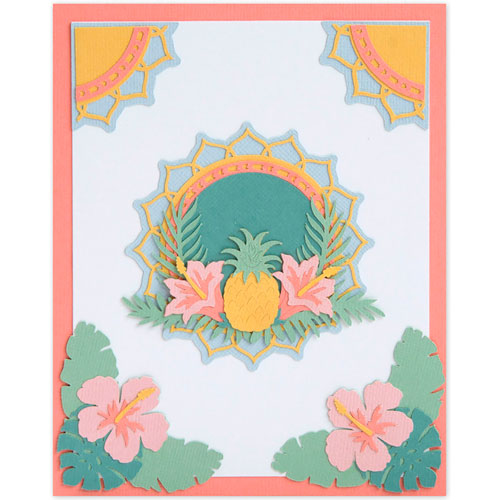 DADO SIZZIX 663576 ELEMENTOS TROPICALES | Sizzix | Manualidades | Dados ...