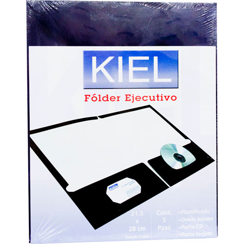 Folder Plastificado Kiel Tamaño Carta Paquete Con 5 | Lumen