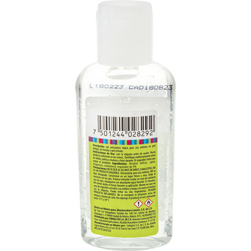 Gel antibacterial 70% alcohol Articolor 60ml | Papelería Lumen
