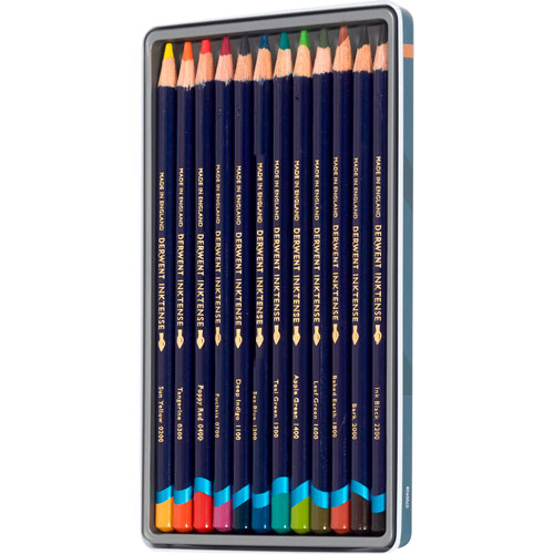 Lápices de Colores Derwent Inktense 12PZ | Papelería Lumen