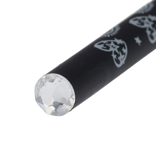 Lapiz fantasía Swarov Corazón negro crystal