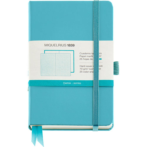 Libreta Miquelrius Elastic azul Chromatic 9x14cm | Lumen
