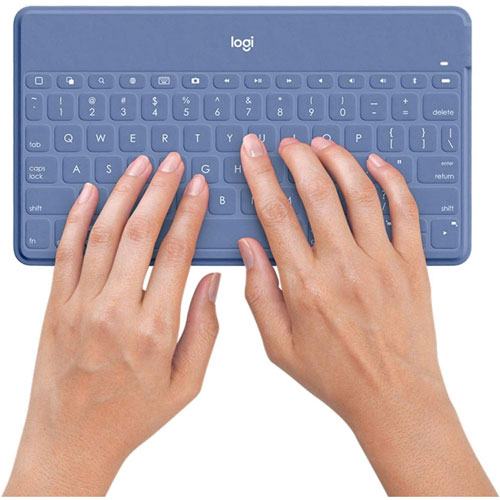 Logitech Teclado Inalámbrico Keys-To-Go Bluetooth Azul | Lumen