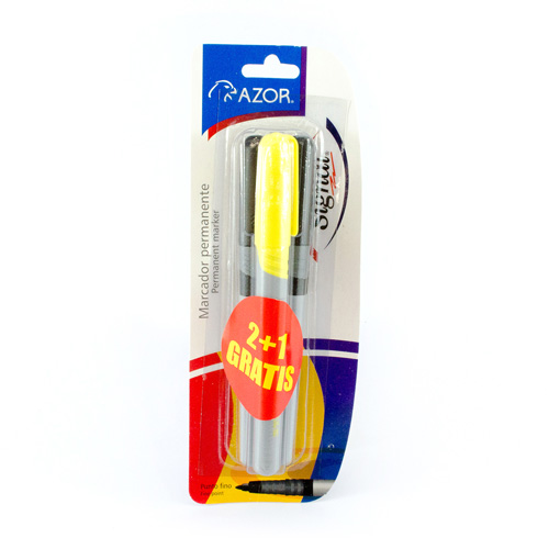 Marcador Permanente Azor Signal Punta Fina | Papelería lumen