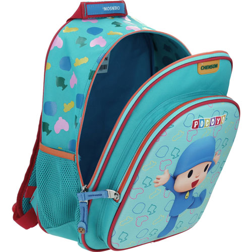 Mochila escolar Chenson PY65688-G Pocoyo verde | Lumen