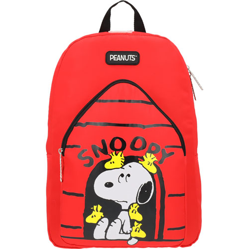 Mochila Escolar Yadatex Peanuts PNT048 Rojo