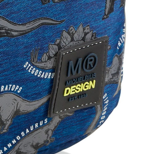 MOCHILA ESCOLAR MIQUELRIUS WILD DINO TRIPLE BP RECICLADO