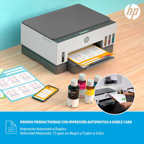 Impresora multifuncional Hp Smart Tank 720 | Papelería Lumen