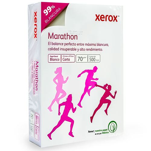 Papel Bond Blanco Cortado Xerox Marathon Tamaño Carta 70G | Lumen