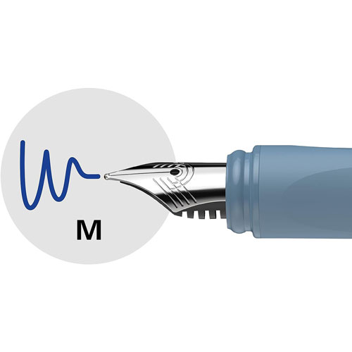 Pluma Fuente Fina Schneider Ceod Shiny azul