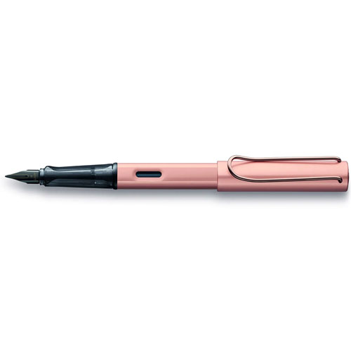 Pluma Fuente Lamy Rose Gold Azul Con Libreta | Papelería Lumen