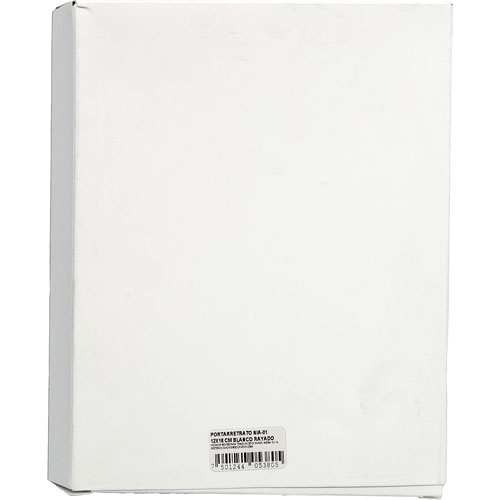 Portaretrato Triazu 01 blanco Rayado 22x175cm
