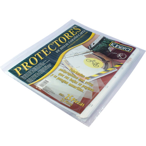 Protector De Hojas Con 25 Piezas | Papelería Lumen