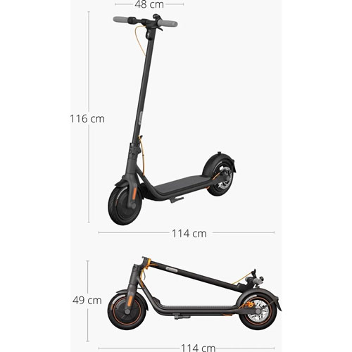 SCOOTER SEGWAY NINEBOT F30 ELÉCTRICO NEGRO