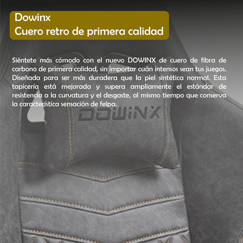 SILLA GAMER DOWINX EXEC PRO 6689 GRIS | Papelería Lumen