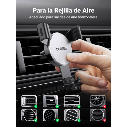 Soporte Ugreen 40907 De Auto Para Celular Mx