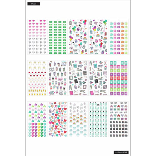 STICKER THE HAPPY PLANNER MINI ICONS VALUE PACK| Papelería Lumen