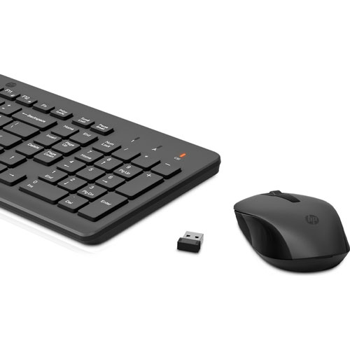 Teclado Hp 330 Con Mouse Inalámbrico Negro | Papelería Lumen