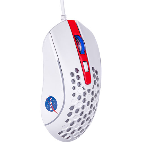 TECLADO NASA NSGCO2 GAMING C/MOUSE BLANCO | Papelería Lumen