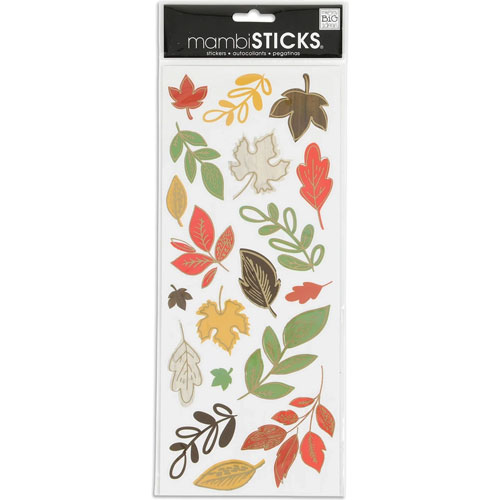 Stickers Happy Planner Fall Leaves | Papelería Lumen