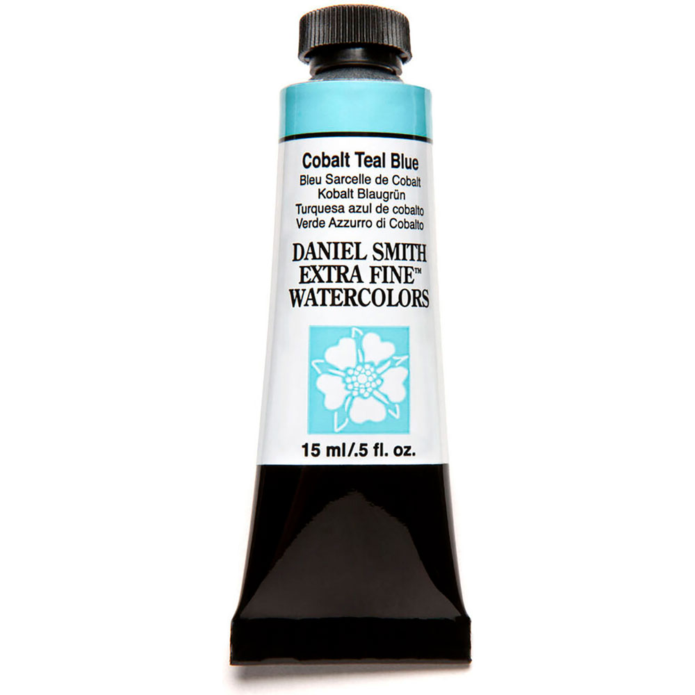 Pintura Acuarela Daniel Smith Turquesa Azul Cobalto 15 ML S2 | Lumen
