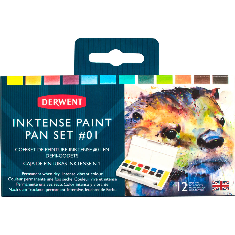 ACUARELAS DERWENT INKTENSE CAJA CON 12 PASTILLAS | Derwent | Arte y ...