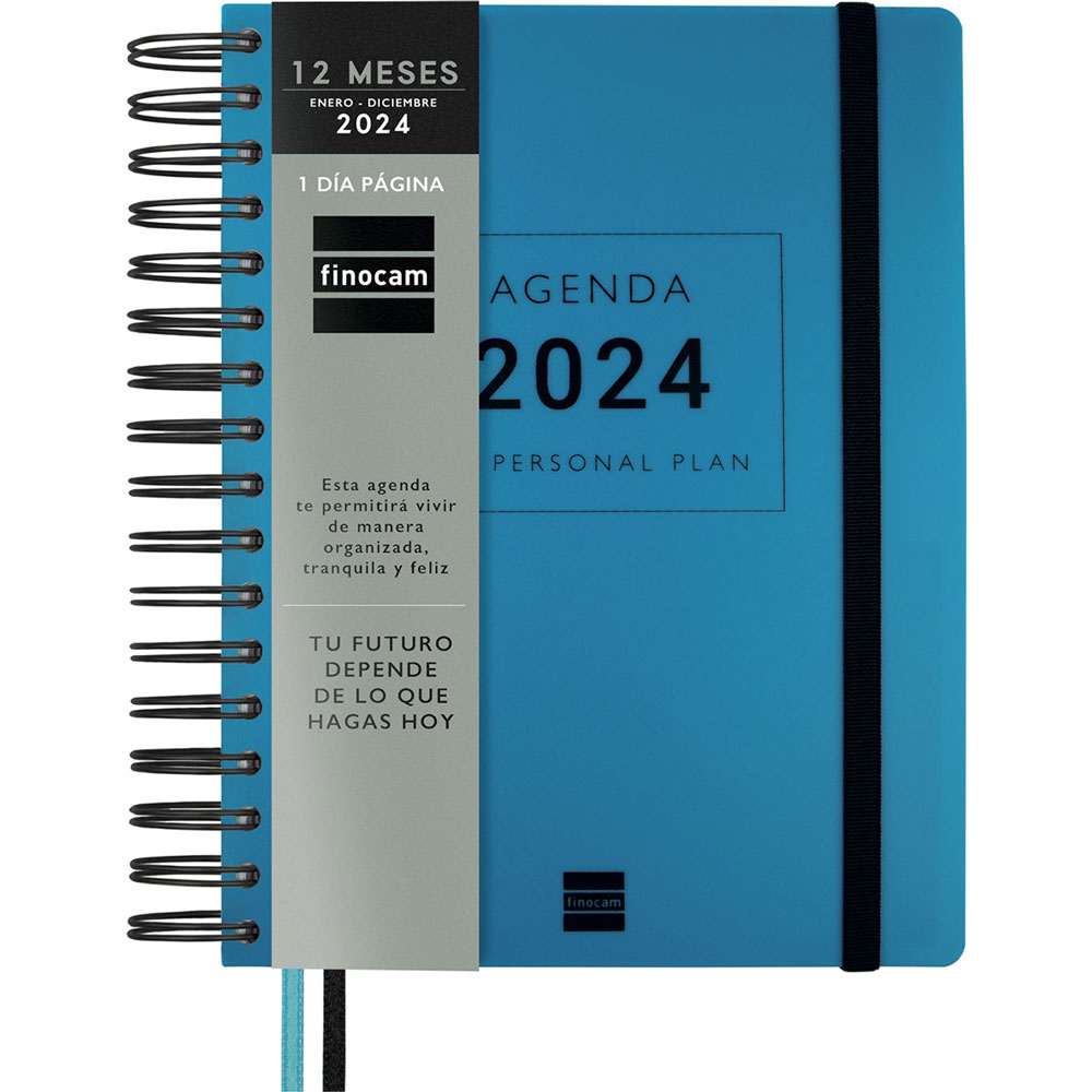 Agenda ejecutiva Finocam Tempus19X22cm Azul