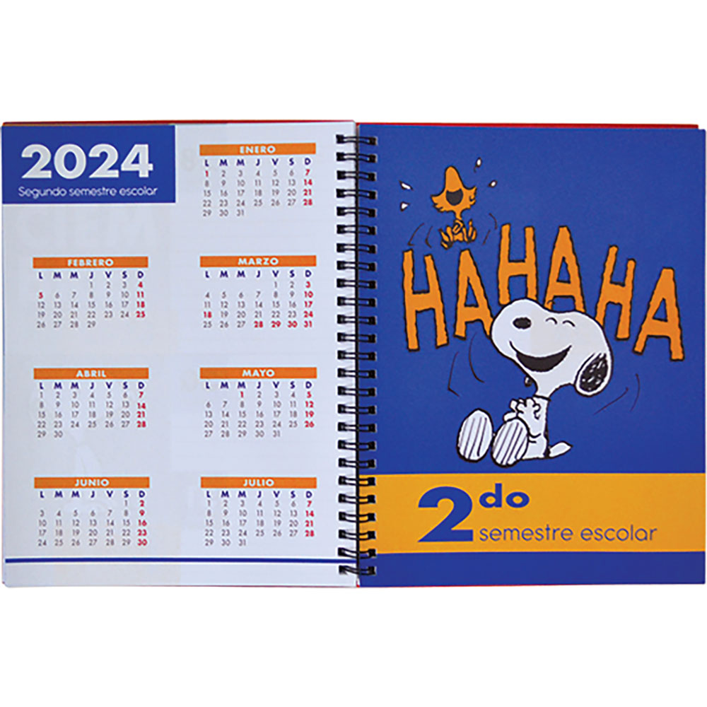 Agenda escolar Danpex Snoopy 23/24 amarillo | Lumen