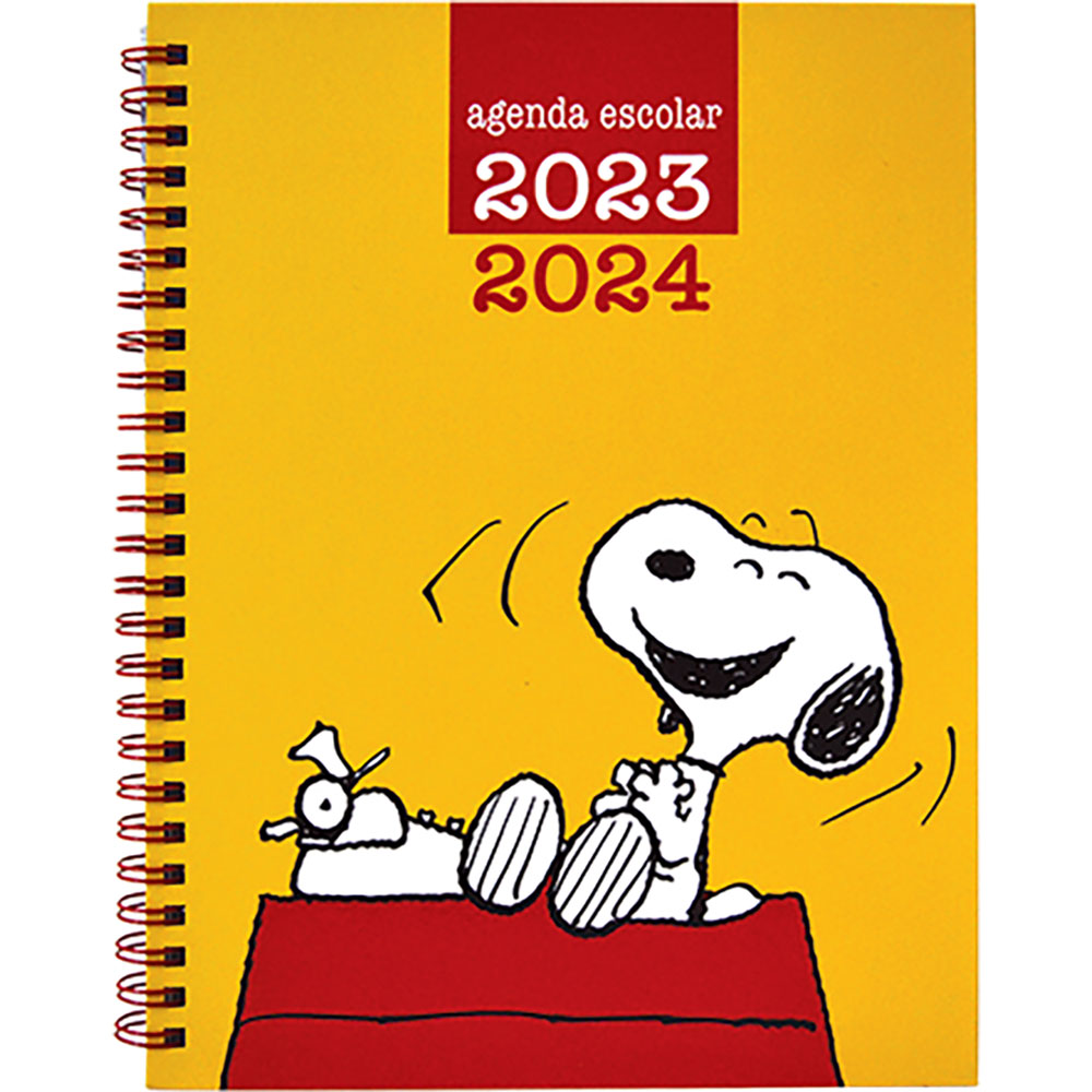 Agenda escolar Danpex Snoopy 23/24 amarillo | Lumen