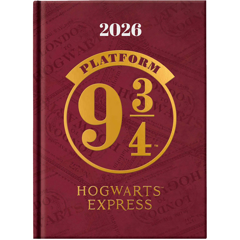 Agenda Harry Potter 3/4 13X18Cm Dia Por Pagina 2026 Danpex