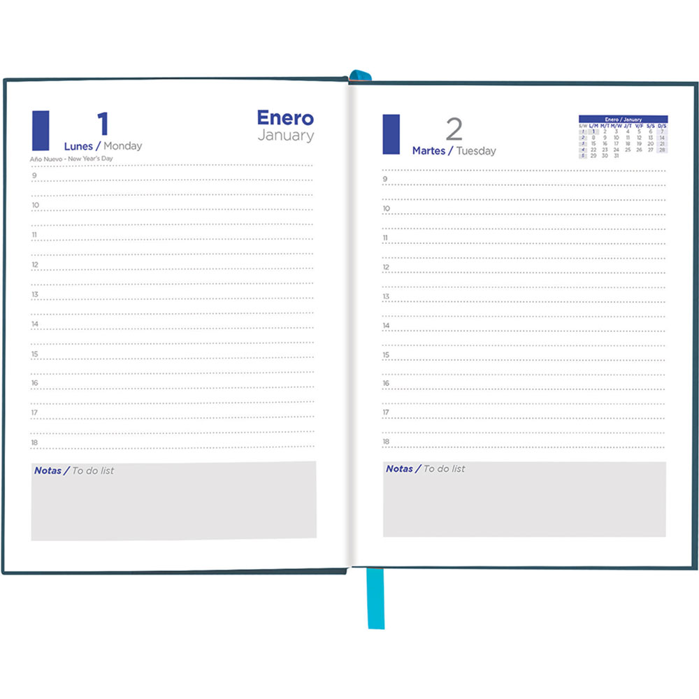 Agenda juvenil Danpex Pastel Lineas De Colores | Lumen