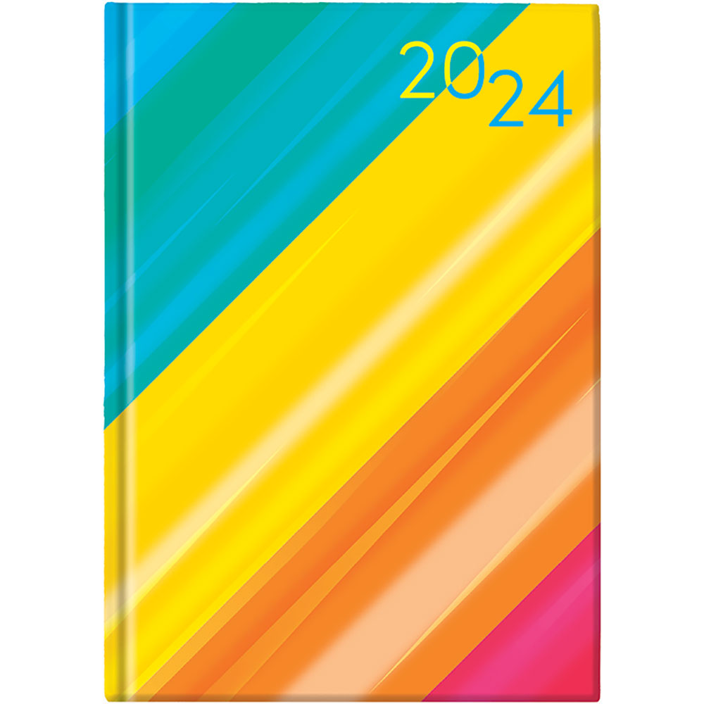 Agenda juvenil Danpex Pastel Lineas De Colores | Lumen