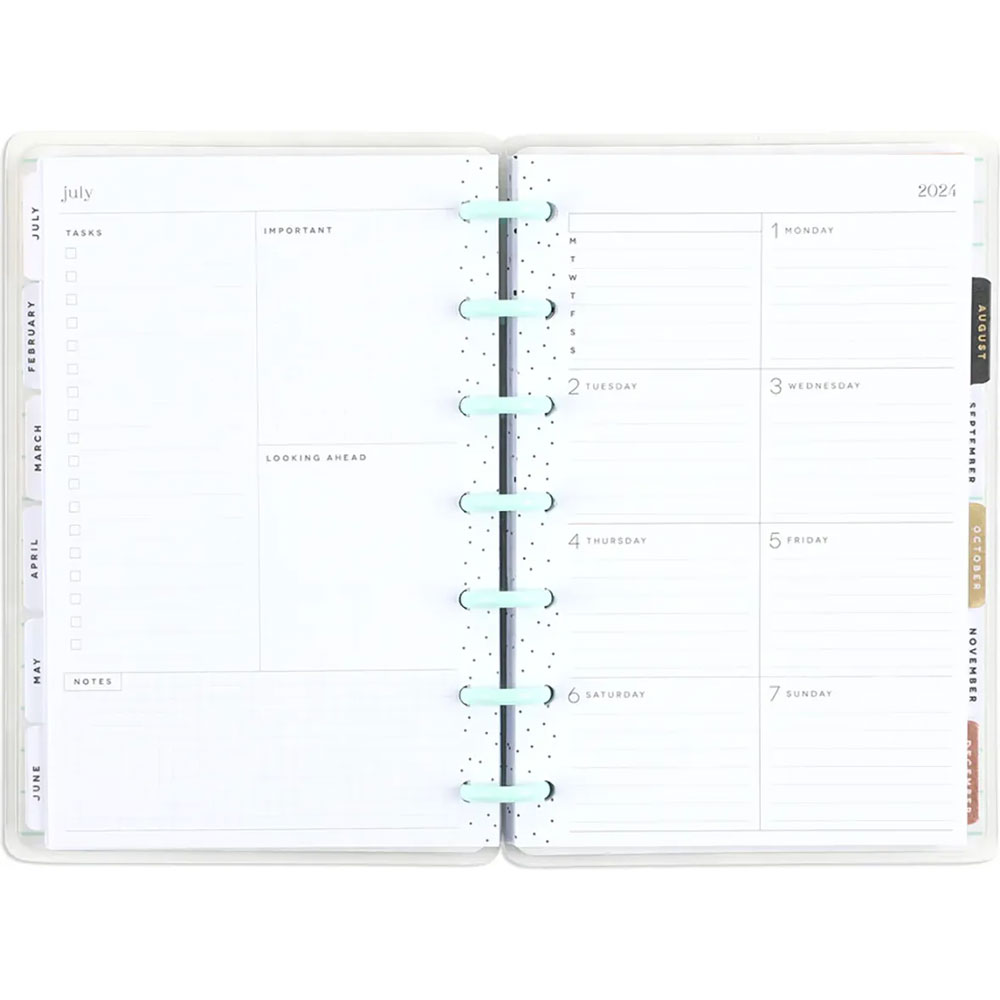 Agenda juvenil The Happy Planner Tiny Florals Mini 12 Meses