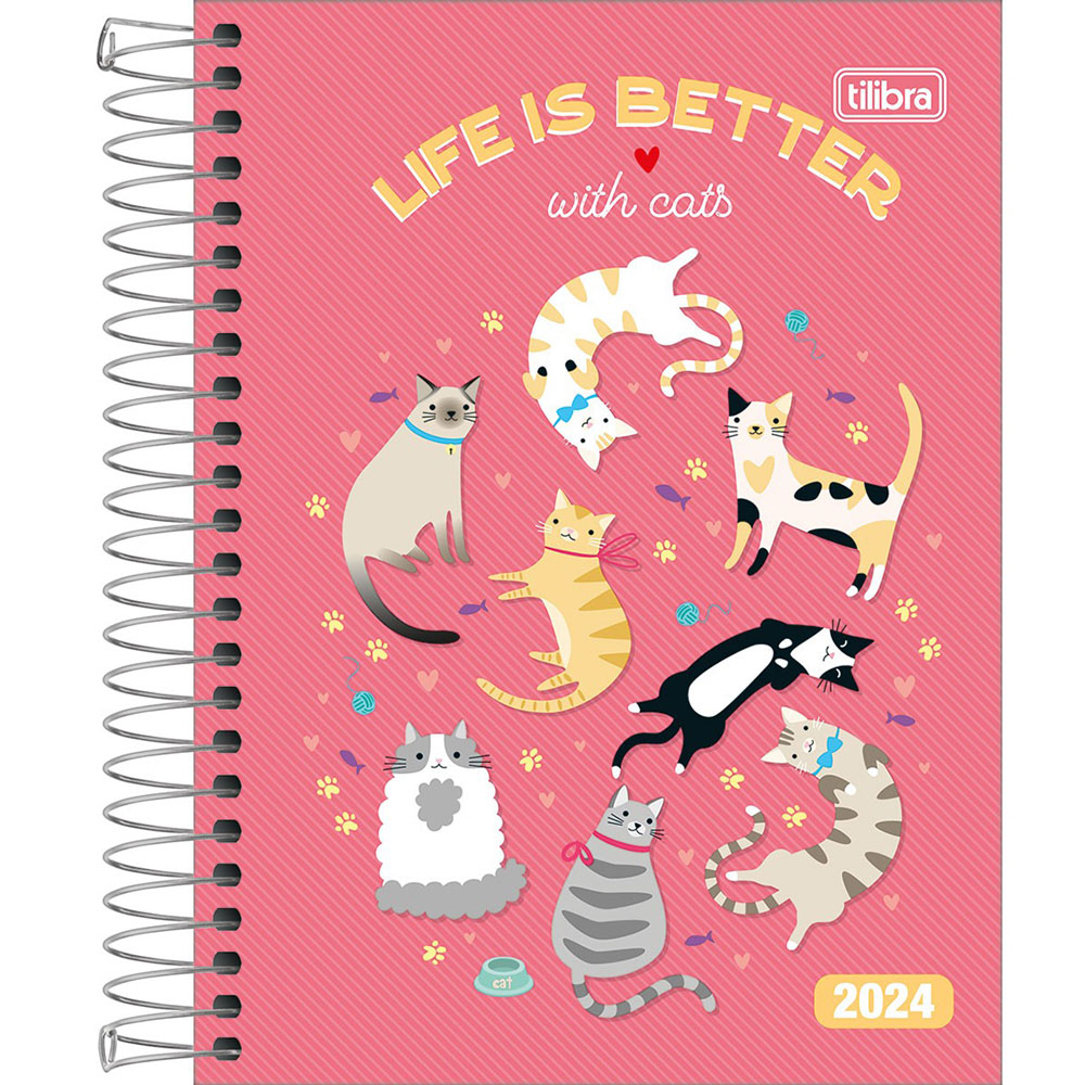 Agenda Tilibra D+ Femenina 16x13cm Dia Por Pagina