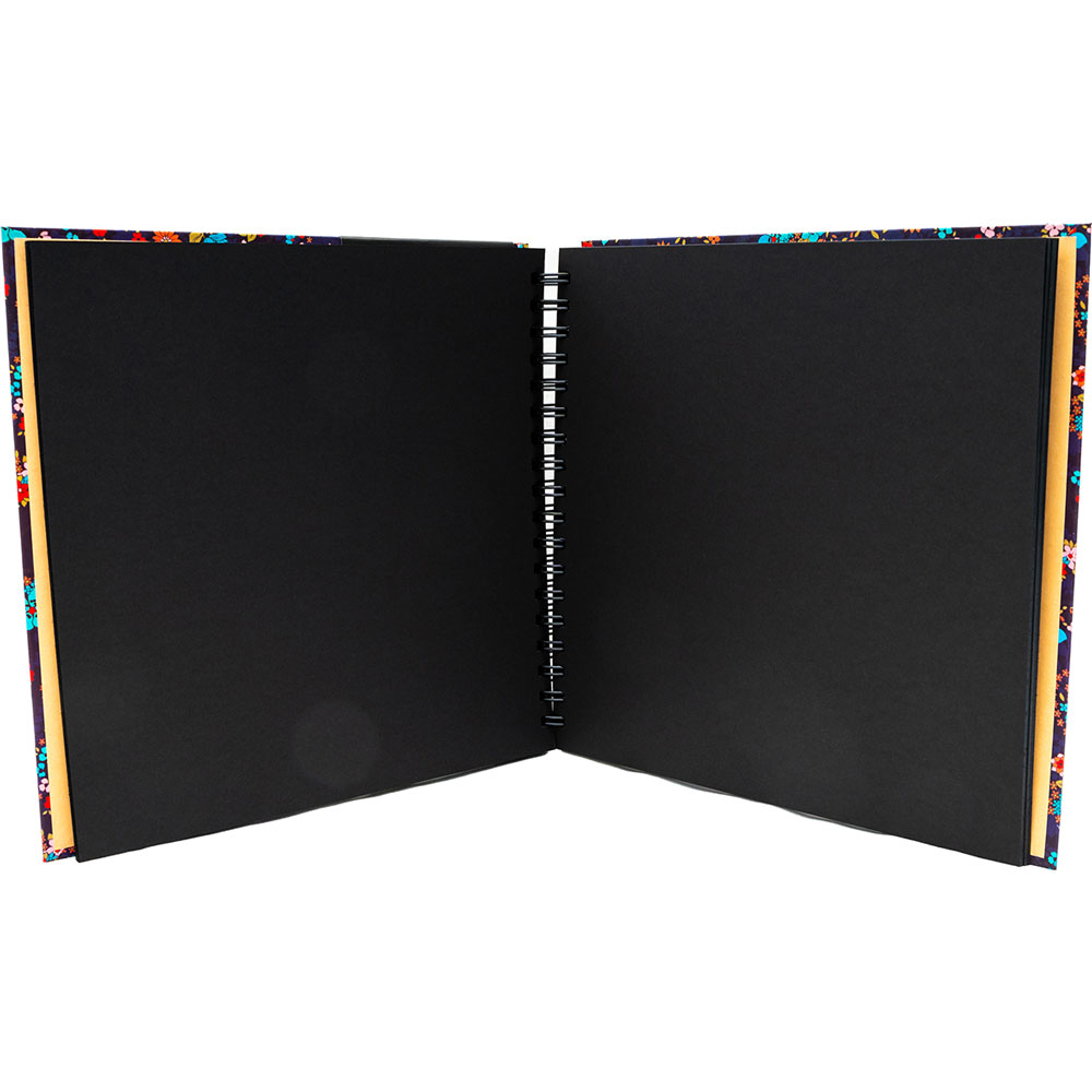 Álbum fotos Senfort Esp 25x25cm 30 hojas Paisley azul