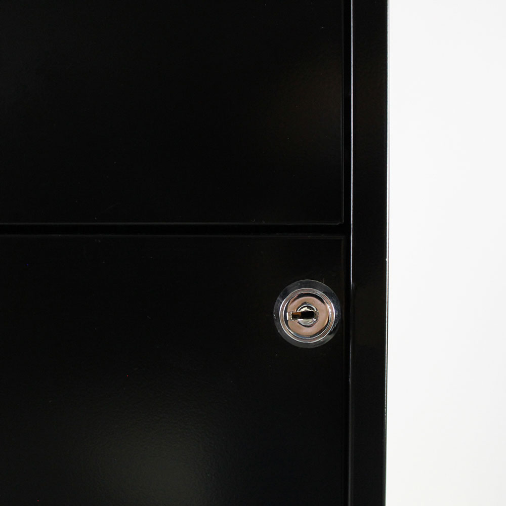 ARCHIVERO HIRSH 17056 METALICO CARTA 2+1 NEGRO | Hirsh | lumen.com.mx