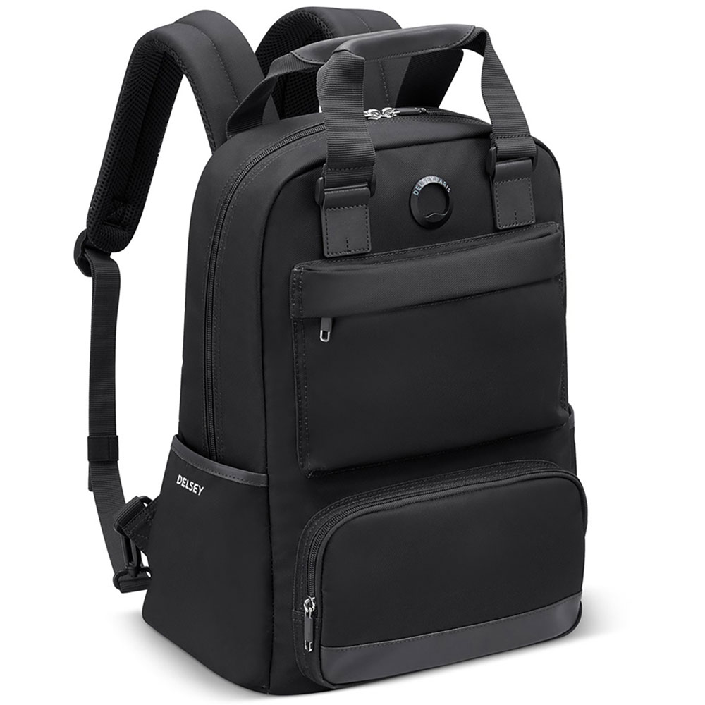 Backpack Delsey Legere para laptop de 15.6 Plg negro | Papelería Lumen