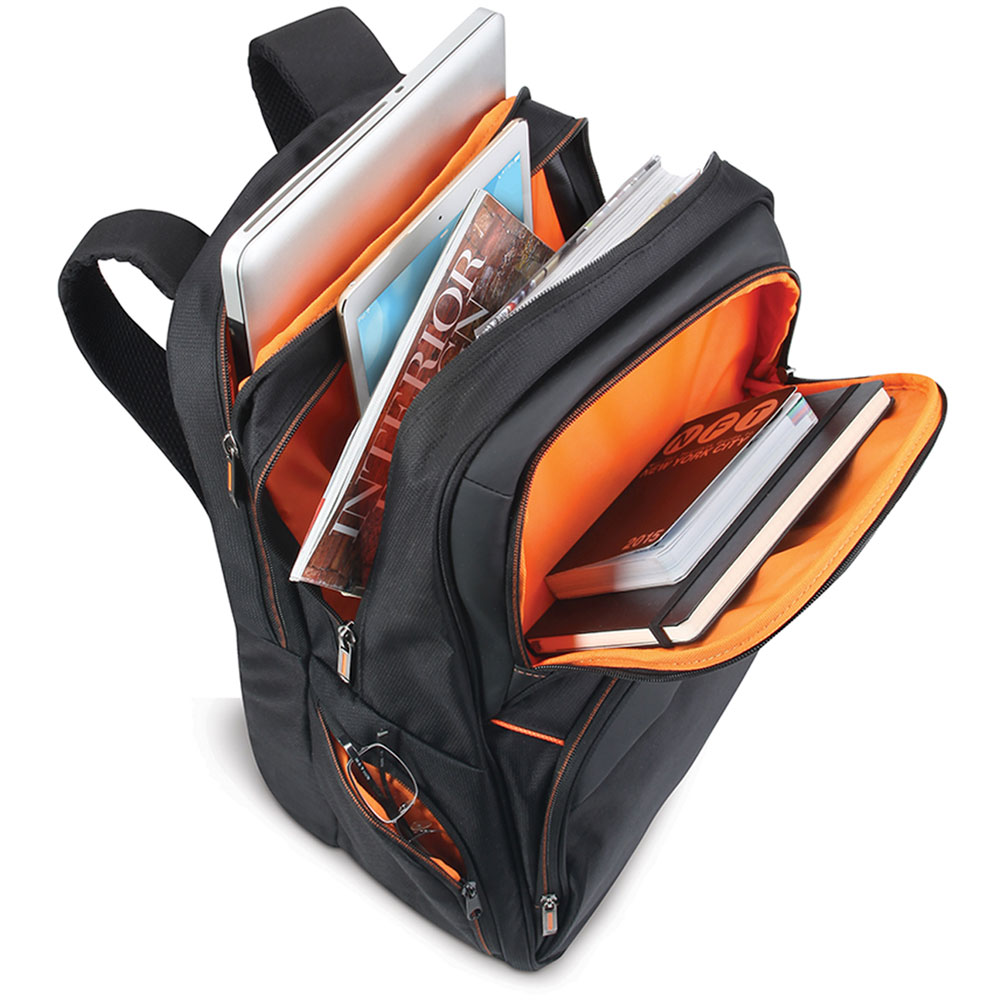 Backpack Solo Ubn701-4 17 pulgadas negro/naranja | Papelería Lumen