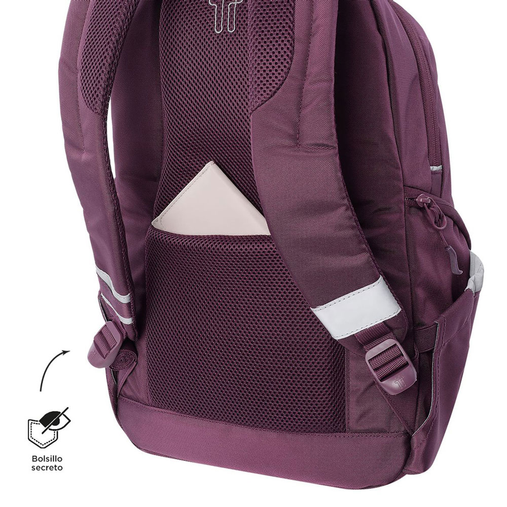 BACKPACK TOTTO EUFRATES TABLET Y PC MORADO | Papelería Lumen